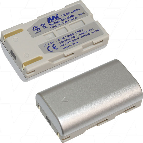 MI Battery Experts VB-SB-LSM80-BP1 - Video & Camcorder Battery